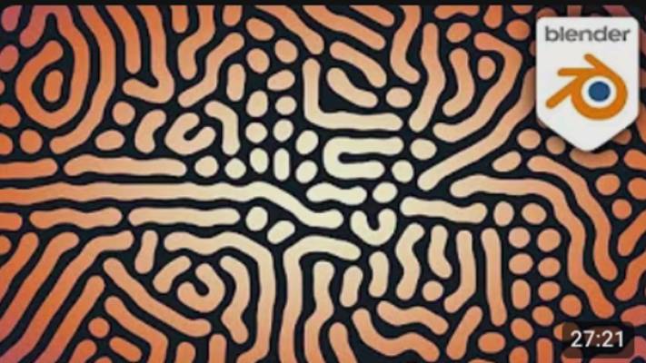 Reaction Diffusion with Simulation Nodes - Blender 3 6