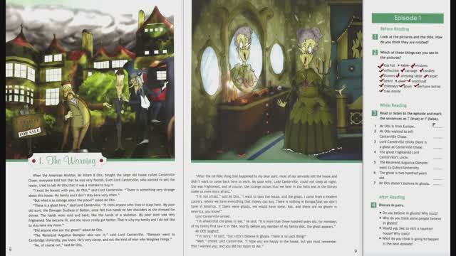 Spotlight The Canterville ghost Кентервильское привидение 1 глава The Warning Предупреждение