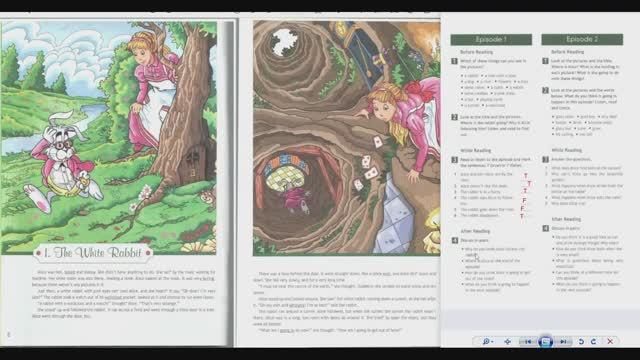 Spotlight Alice's adventures in wonderland Алиса в стране чудес 1глава The white rabbit Белый кролик