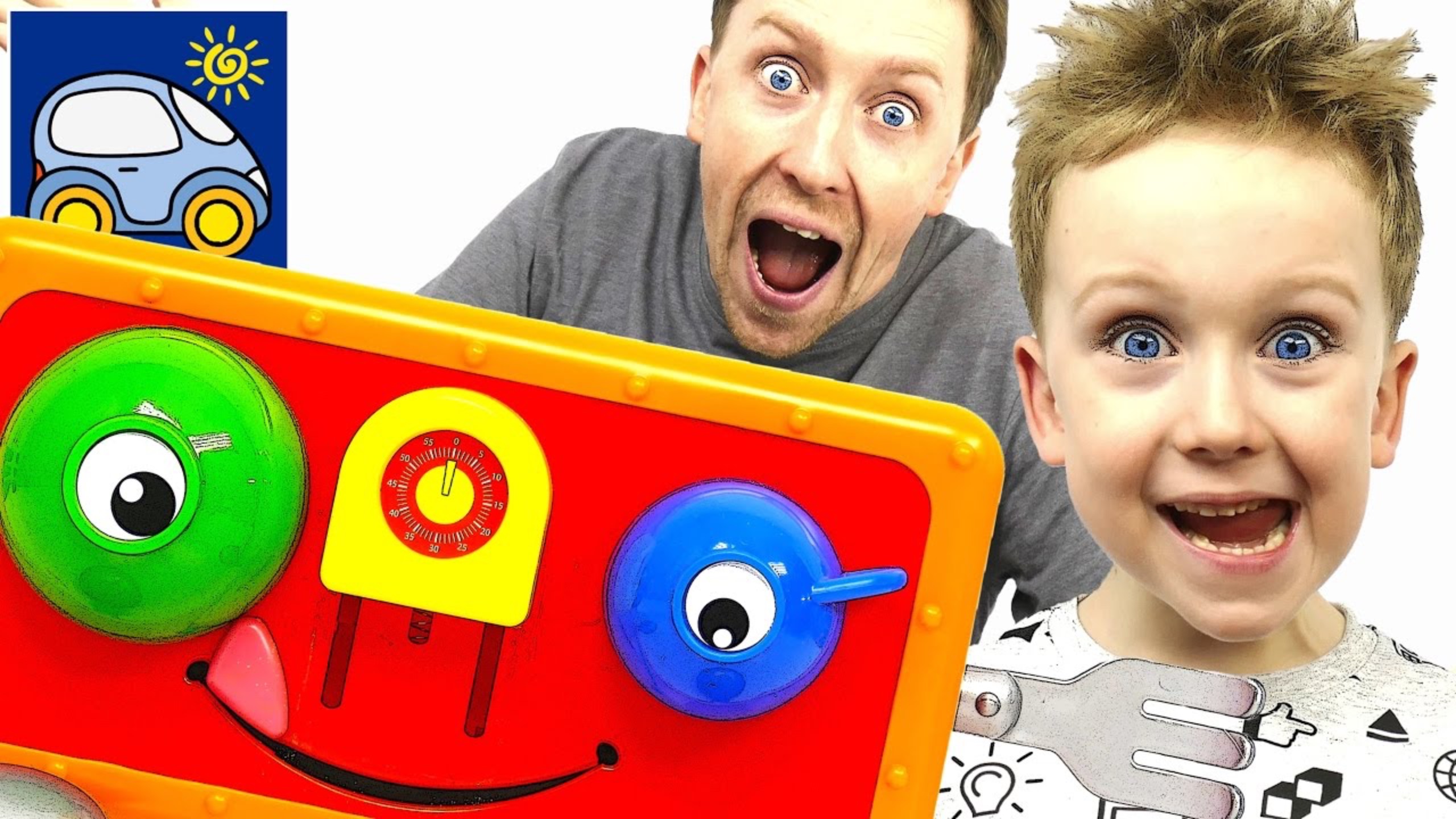 Илья и папа играют в Crazy Toaster челлендж