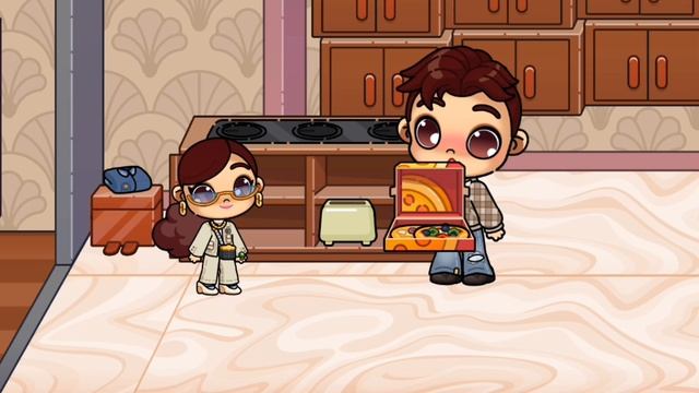 заказали пиццу в аватар ворлд с рождеством 🧸🧸