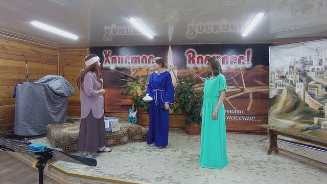 Пасхальный спектакль "Чистое евангелие" (2024.05.05) церковь Благословение, г. Саянск