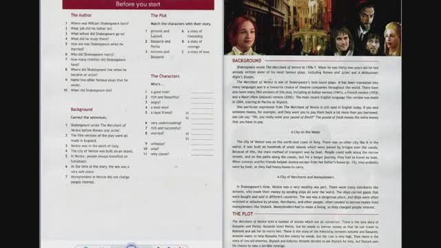 Spotlight The merchant of Venice Венецианский купец  the plot сюжет