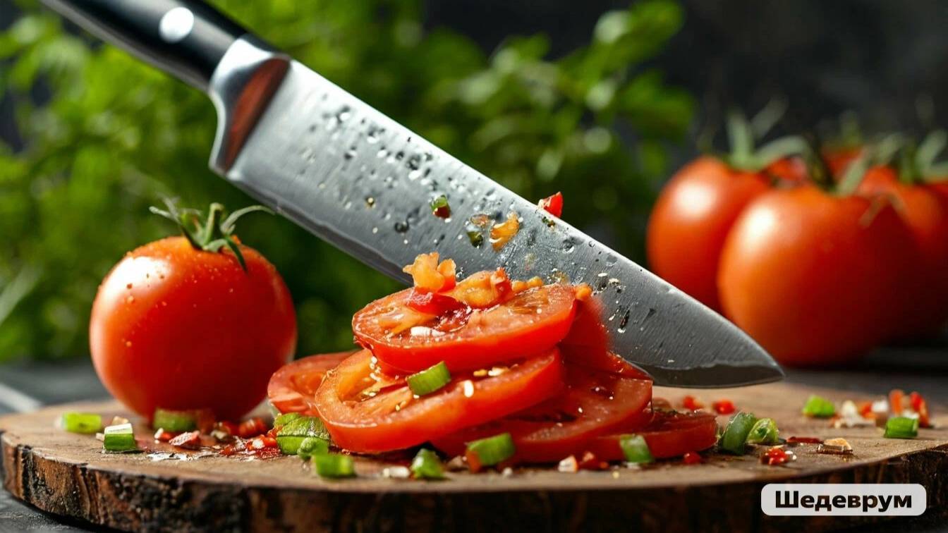 Как наточить кухонные ножи. Мои ножи на кухне.