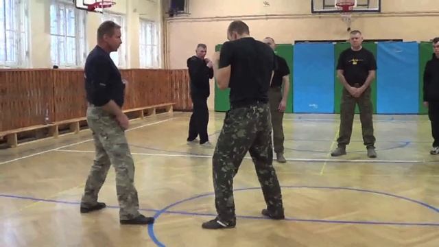 "The Wave" by hand from a blow to the body