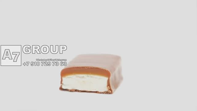 Батончики с нугой: производственная линия #батончик #производство #линия