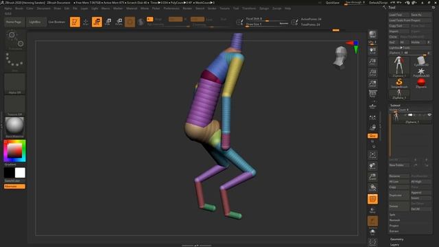 Using Zspheres in ZBrush (720p)
