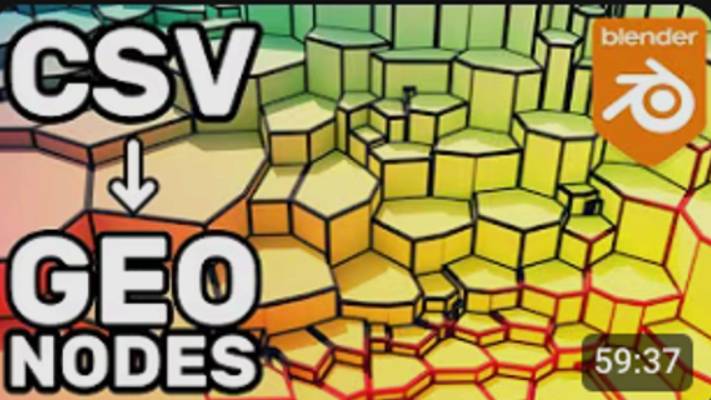 Geo Nodes and Python - Blender Tutorial
