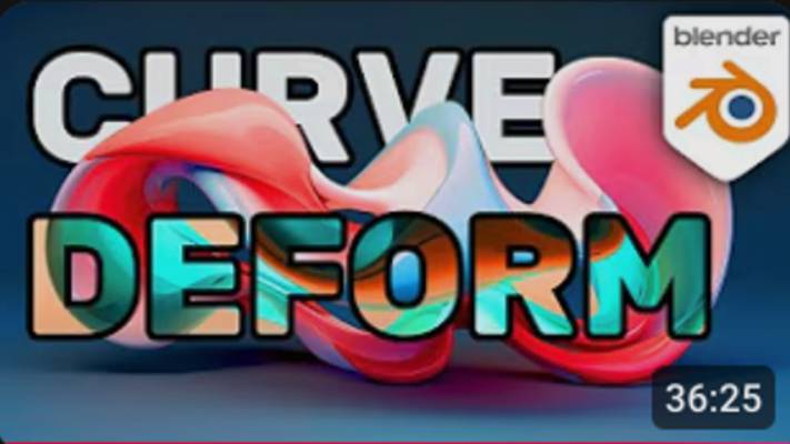 Curve Deform with Geometry Nodes - Blender 4.0 Tutorial