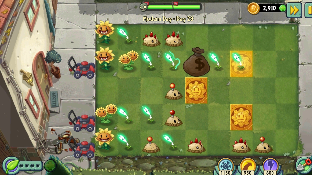 День 28 Современный День (Modern Day) —  Plants vs. Zombies 2