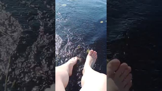 С дочерью на Ладоге