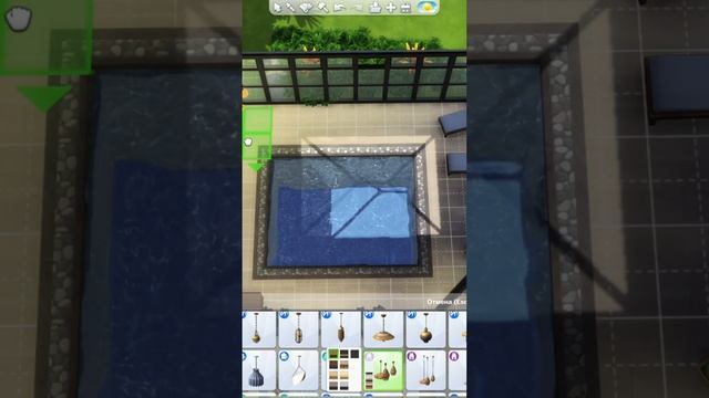 Необычный дом [Идеи симс 4] #sims4nocc #sims4 #prostodasha #sims4build#shorts