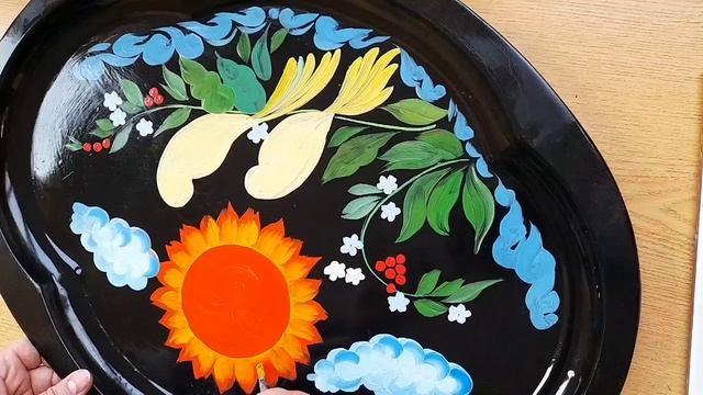 МАСТЕР КЛАСС-разнос  с  солышком