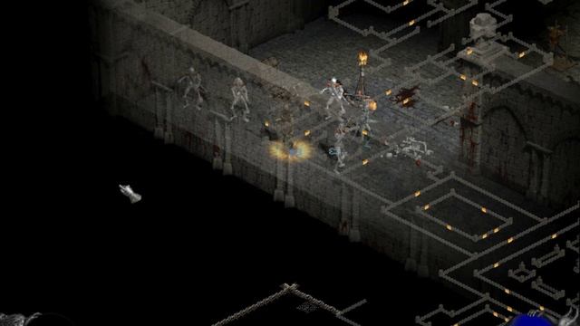 Diablo II вспомнил молодость))