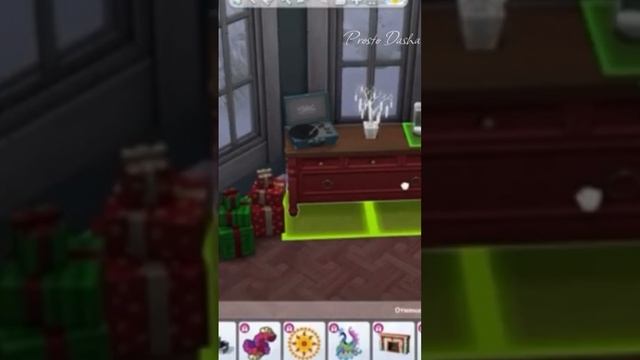Обустраиваем кухню-гостинную к Рождеству☺️ #sims4nocc #sims4 #prostodasha#shorts#sims4build
