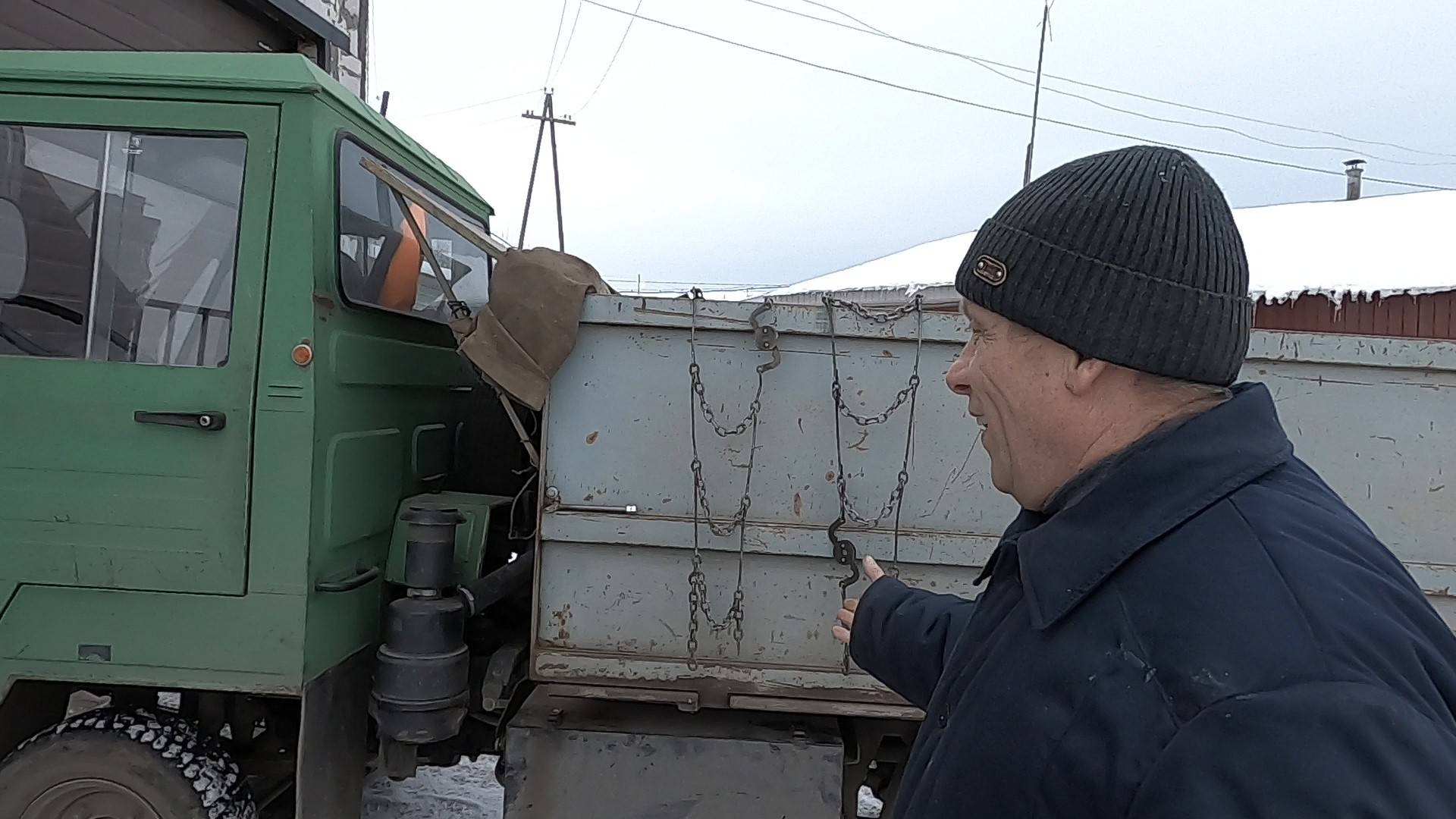 ИФА МУЛЬТИКАР/ ЦЕПИ ПРОТИВОСКОЛЬЖЕНИЯ/ IFA MULTICAR 25. #самосвал