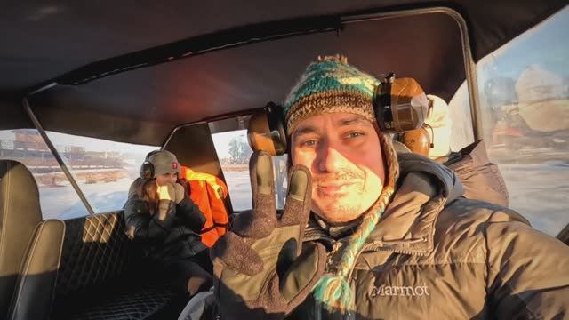 Прогулка на Ладожские шхеры зимой, серия 2