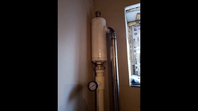 Воздухоуловитель из огнетушителя для СО своими руками. Воздухоотделитель. Воздухоотводчик. Часть 2.