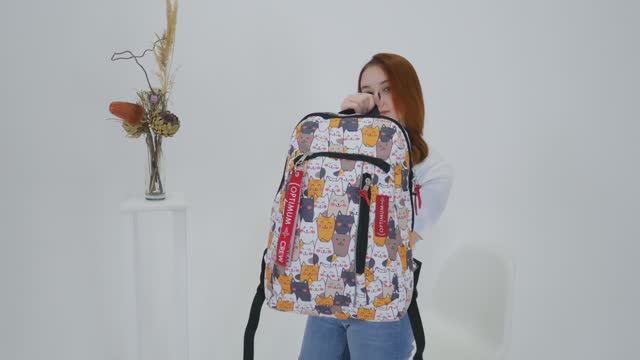 Стильный городской рюкзак Optimum Street, котики