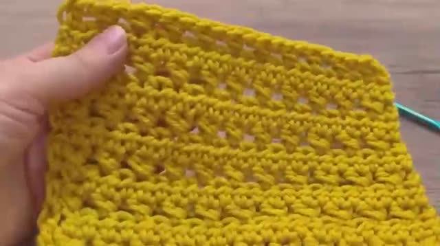 🌟 Потрясающе! 🤩 Красивый Плотный Узор Крючком для Начинающих! 🧶