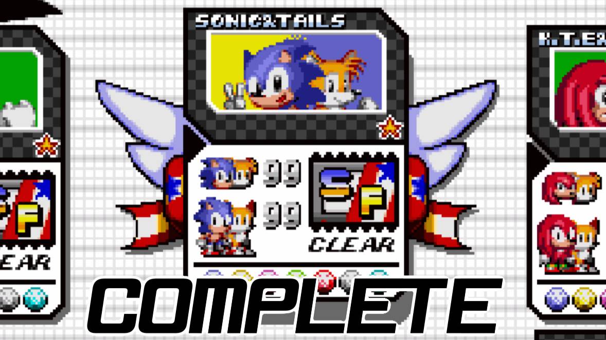 Игра Sonic the Hedgehog 1 Forever 100 save and gameplay emerald's