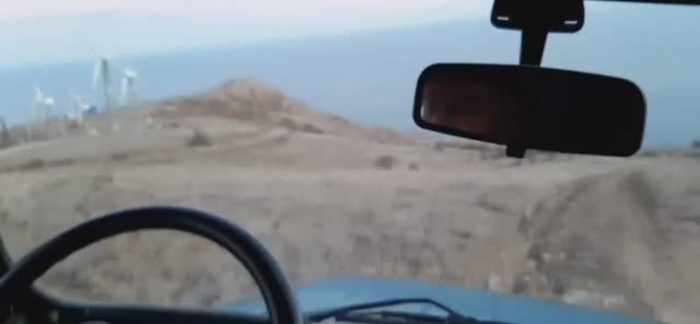 Крым. Мыс Меганом на УАЗе.