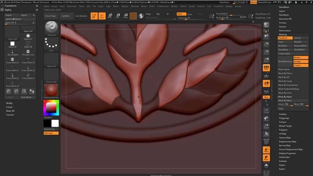 Amulet Chapter 6 - Sculpting with Masks in ZBrush
