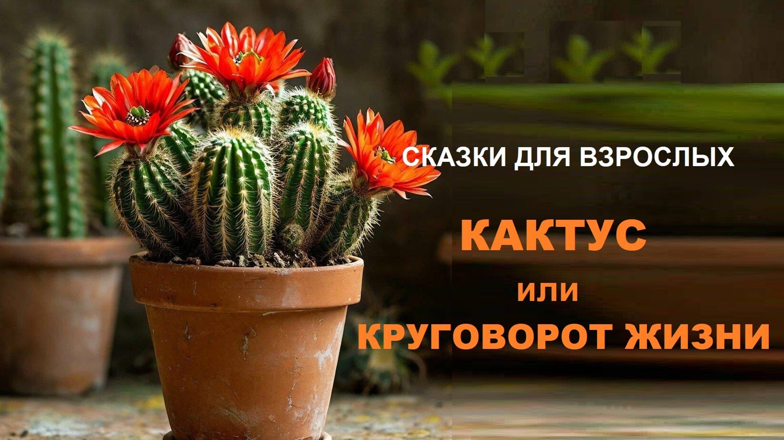 🌵 КАКТУС или КРУГОВОРОТ ЖИЗНИ 🎯👫🏻  от #Инессазнает