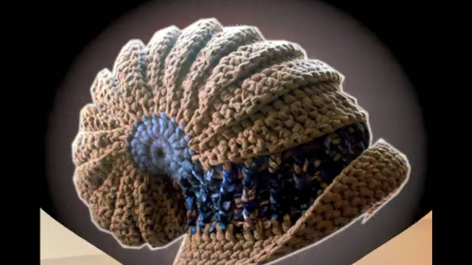 Шляпа Ракушка улитки