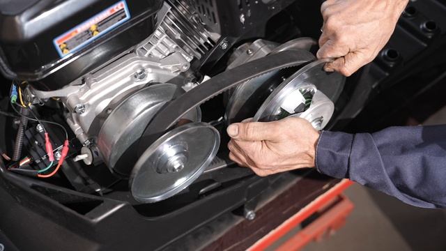 Мотосноуборды Snike. Замена ремня вариатора