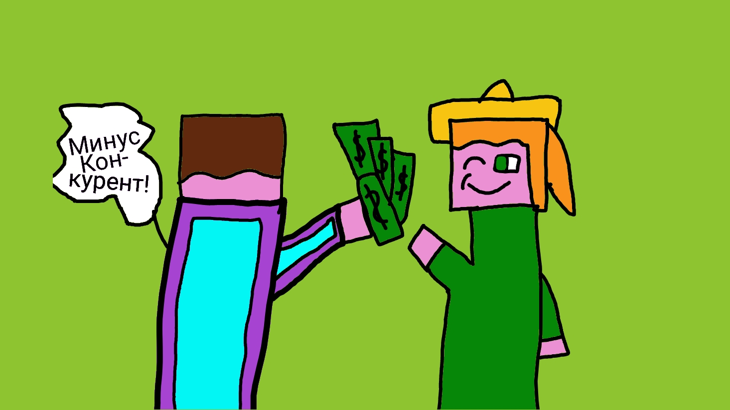 Меня построили в майнкрафте и... У меня исчез конкурент! |Лямонус