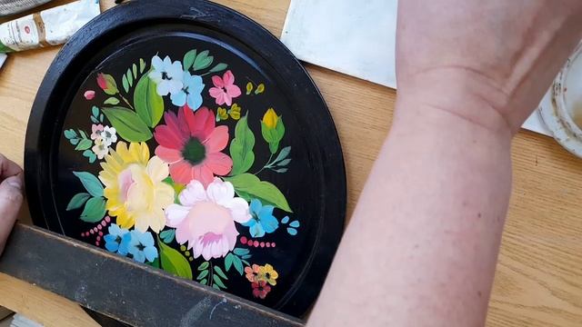 МАСТЕР КЛАСС-разнос с цветами