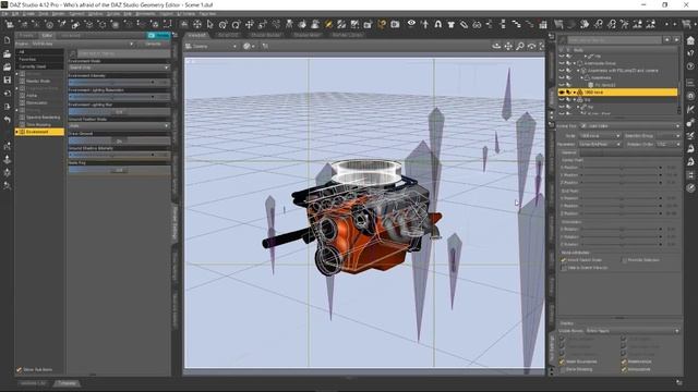 Daz 3D: Geometry Editor - Main Session