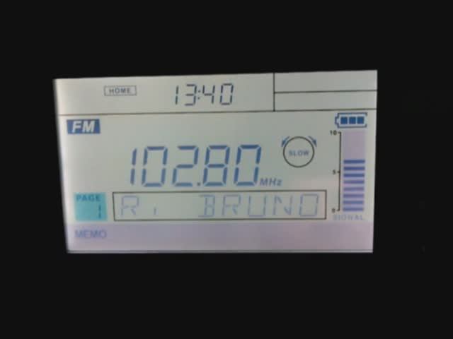 11.09.2016 10:39UTC, [Es], Radio Bruno, Serramazzoni, Италия, 102.8МГц, 2283км