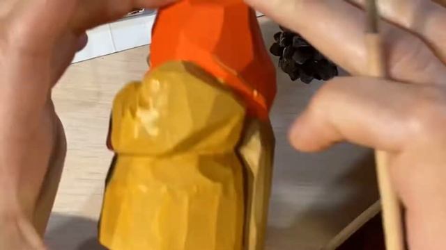 Девчушка-веселушка. Расписываю традиционную махрищскую игрушку
