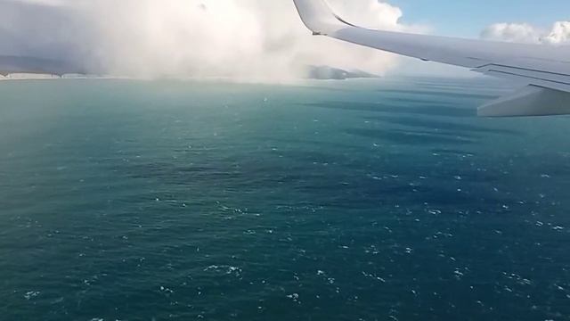 Зимний полет над Черноморским побережьем Кавказа