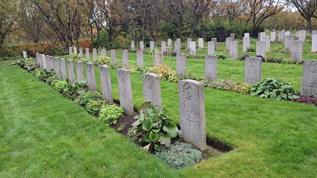 Кладбище Фоссвогур (Fossvogskirkjugarður Skúrinn) в Рейкьявике (Исландия)