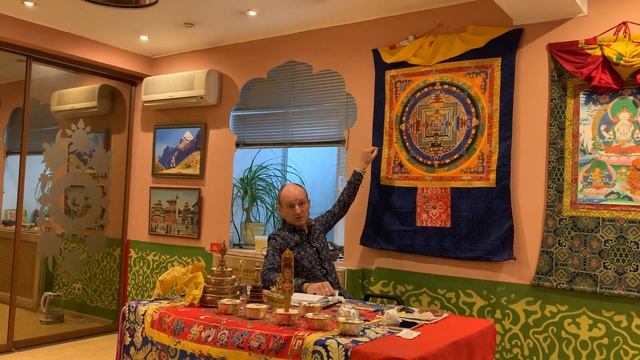 Буддизм Калачакра. Рождение 5 стихий и спираль эволюции. Creation of Universe and Mankind. Buddism.