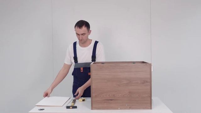 Сборка ящика тумбы с направляющими полного выдвижения