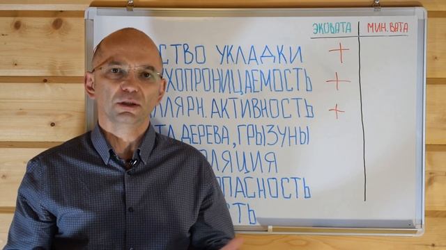 Сравнение Эковаты и минваты. В чем разница?