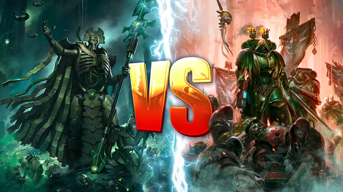 warhammer40k Necrons VS Dark Angels