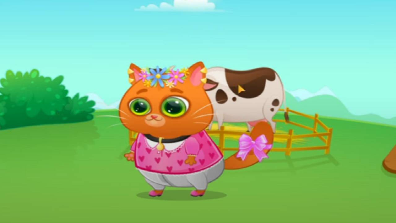 КОТИК БУБУ.Бубу и платье.Мультик игра Bubbu про котят  на TV Мяу