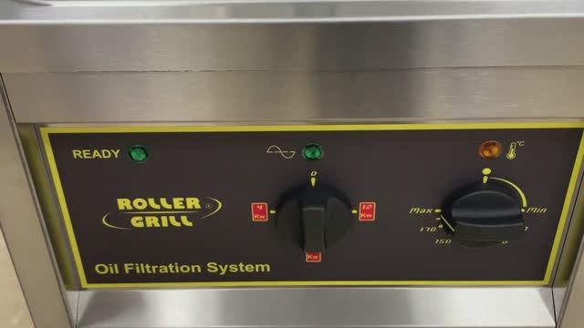 Обзор фритюрницы открытого типа ROLLER GRILL OFS 16 (16 л) с автоматической системой фильтрации.