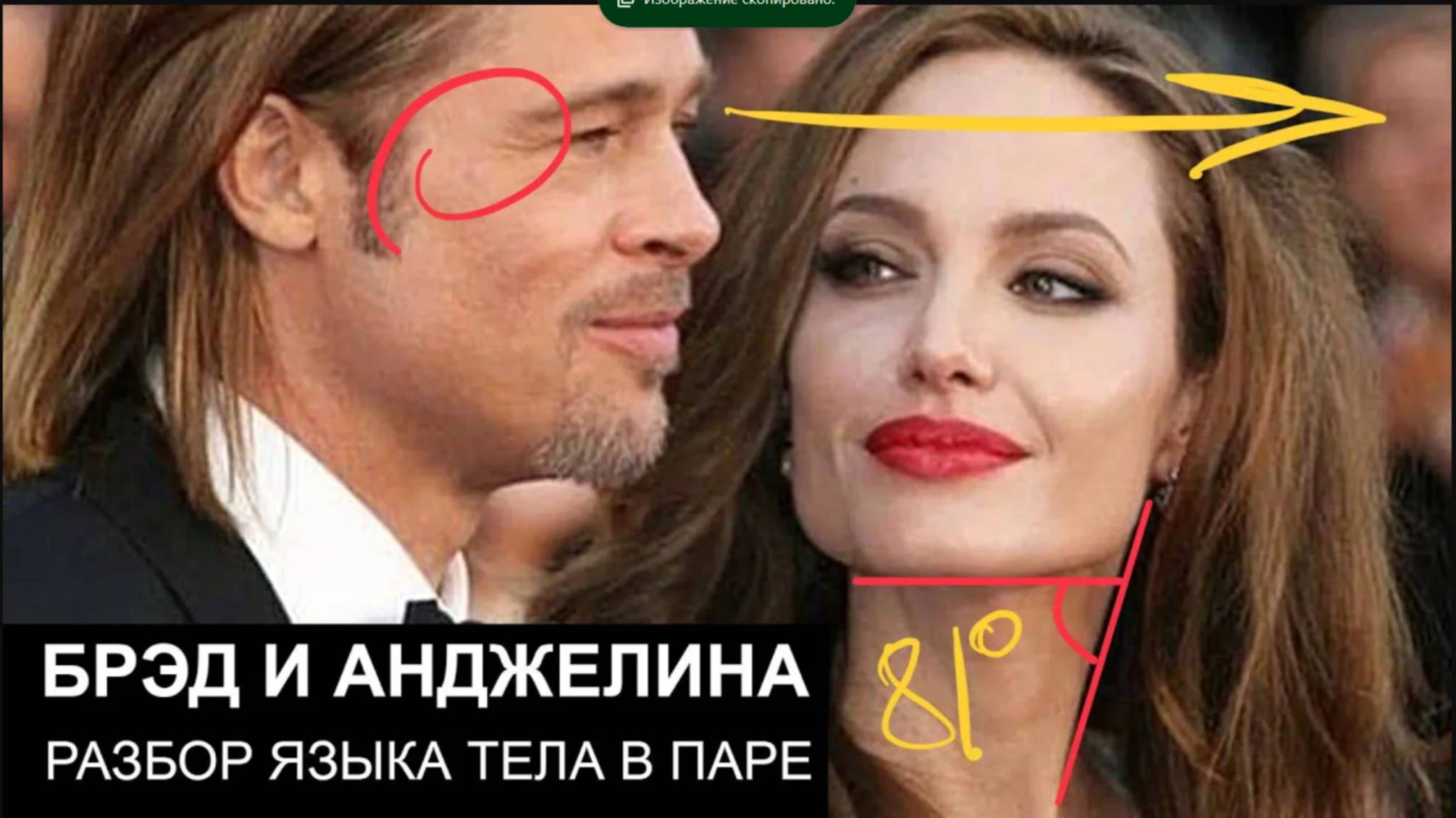 Брэд Питт и Анджелина Джоли. Разбор языка тела в паре Бранджелина