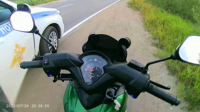 Общение с ГИБДД г. Печора. Мопед Cross Storm.