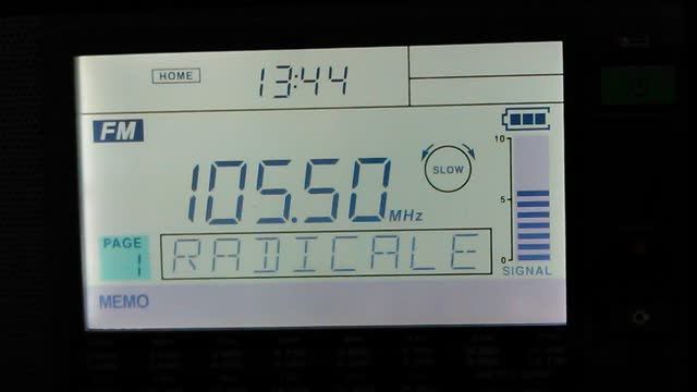 11.09.2016 10:42UTC, [Es], Radio Radicale, Cividale del Friuli, Италия, 105.5МГц, 2005км