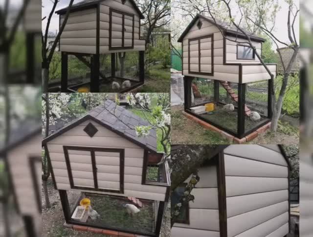 Сказ о тереме чудном. Курятник своими руками на даче..mp4