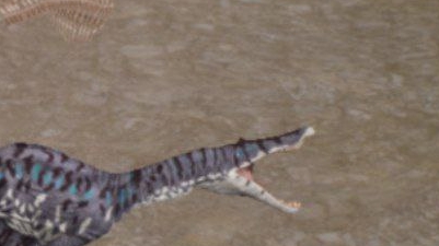 дрифт от спинозавра и мелкая жизнь конкавенатора The cursed isle