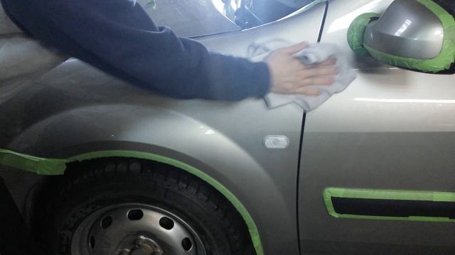 Лада Ларгус, полировка кузова. Подробно