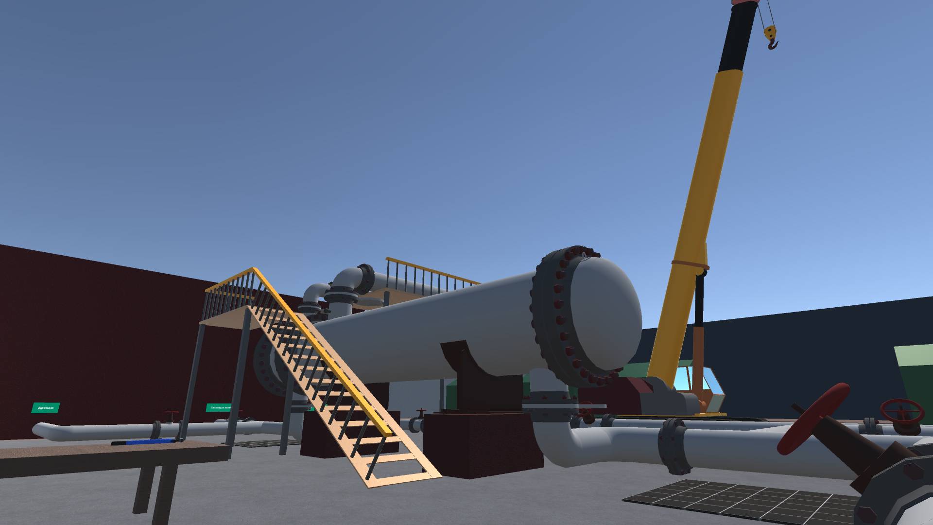 Ремонт теплообменного аппарата - комплекс виртуальных тренажеров